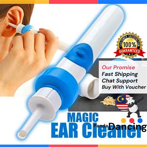 Electric Ear Wax Remover Cleaner Vacuum Suction Earwax Safety Cordless