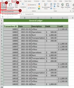 How To Make A General Ledger In Excel Sheetaki