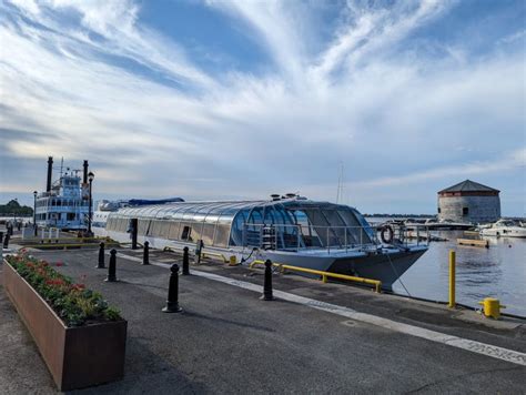 The Island Star Is Back On Crawford Wharf Today The Vessel Was Ballasted Down To Lower Its