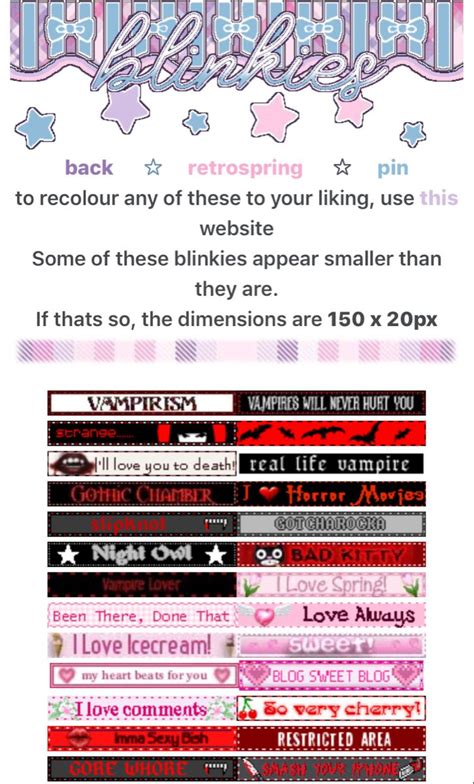 Spacehey Blinkies
