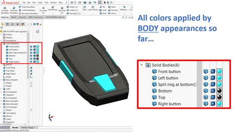 How To Use The Split Line Command In Solidworks For Exporting Color Files Into Grabcad Print