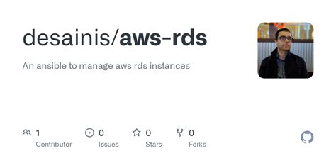 Github Desainis Aws Rds An Ansible To Manage Aws Rds Instances