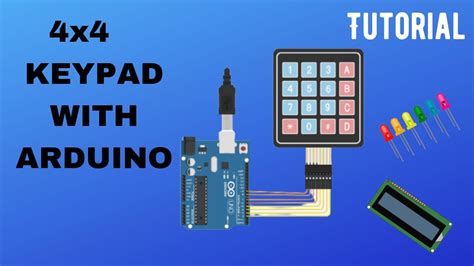 Arduino Tutorial 4x4 Keypad With Arduino How To Control 4x4 Keypad With Arduino With Led And