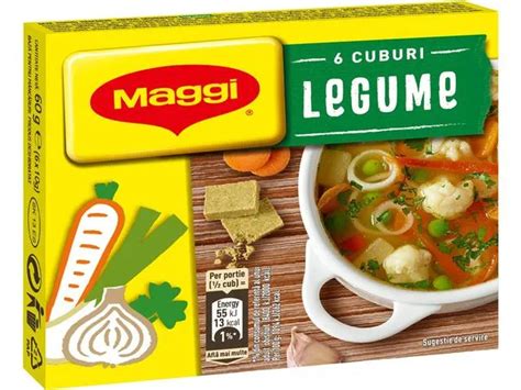 Baza Pentru Mancare Maggi Cub Legume 60g Carrefour Romania