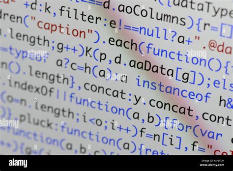 Real Java Script Code Developing Screen Programing Workflow Abstract