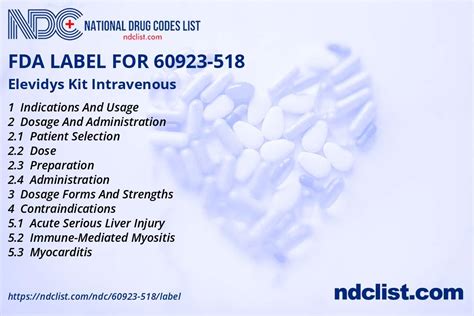 Fda Label For Elevidys Kit Intravenous Indications Usage And Precautions