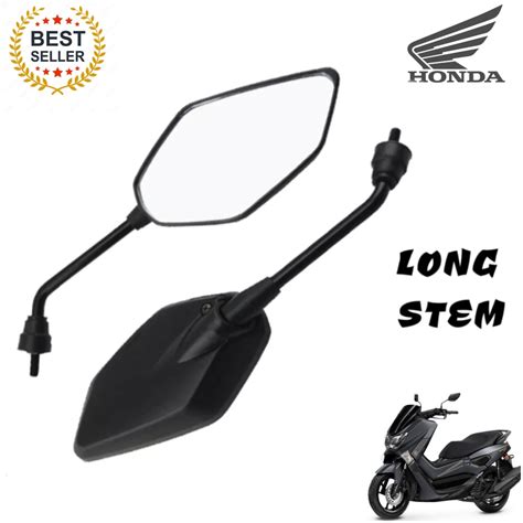 Motorcycle Side Mirror Black Honda Super Cub Long Stemstandard Size Dahon Type