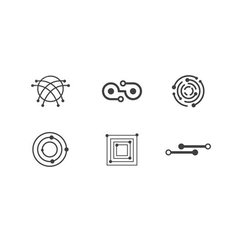 Circuit Technology Logo Vector Bulb Innovation Chip Vector Bulb Innovation Chip Illustration