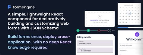 Github Optimajetformengine Lightweight React Json Schema Form