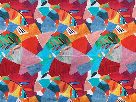 Cotton Voile Print Picasso Stonemountain And Daughter Fabrics