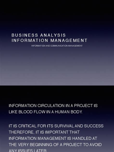 8 Business Analysis Information Management Pdf Pdf Business Analysis Information