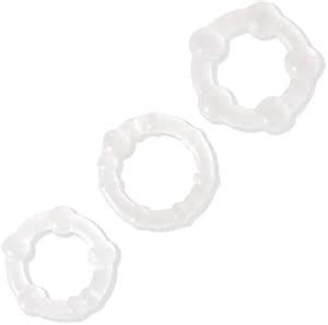 Lovehoney Triple Cock Ring Set Stretchy Textured Penis Rings