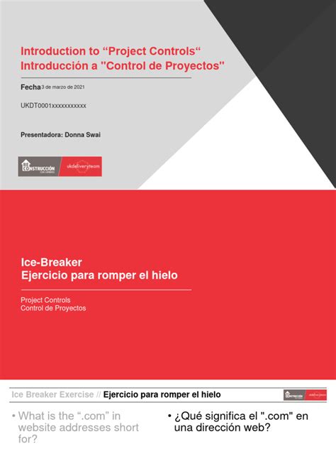 Modulo Control De Proyectos Presentación Pdf Proyectos Gestión De