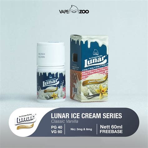 Jual Liquid Lunar Classic Vanilla Ice Cream 60ml Shopee Indonesia
