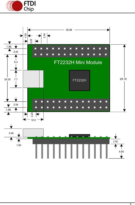 Ftdi Future Technology Devices International Ltd 的 Ft2232h Mini Module