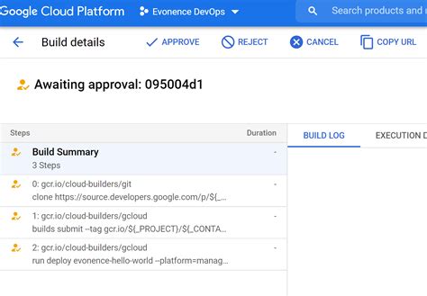 Automate Cloud Run Build Deployment With Approval Using Cloud Build Evonence Google