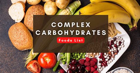 Complex Carbs Examples Food At Stanley Davila Blog