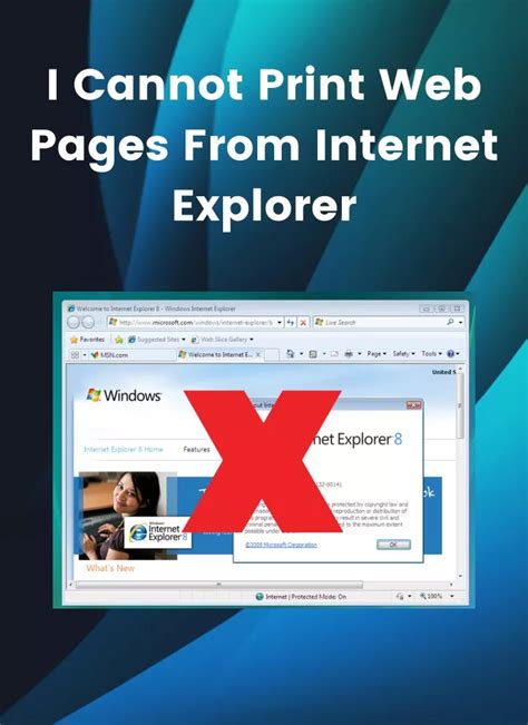 PPT I Cannot Print Web Pages From Internet Explorer PowerPoint Presentation ID 11058224