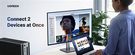 Ugreen 1000mbps Ethernet Splitter 1 To 2 Plug And Play 2 Devices Simultaneously