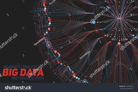 Big Data Visualization Futuristic Infographic Information Stock Vector Royalty Free 428945056