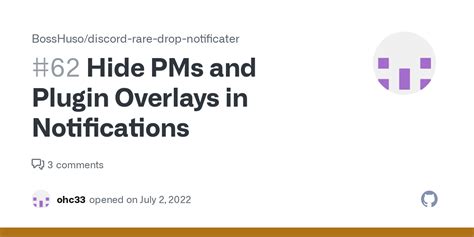 Hide Pms And Plugin Overlays In Notifications · Issue 62 · Bosshusodiscord Rare Drop