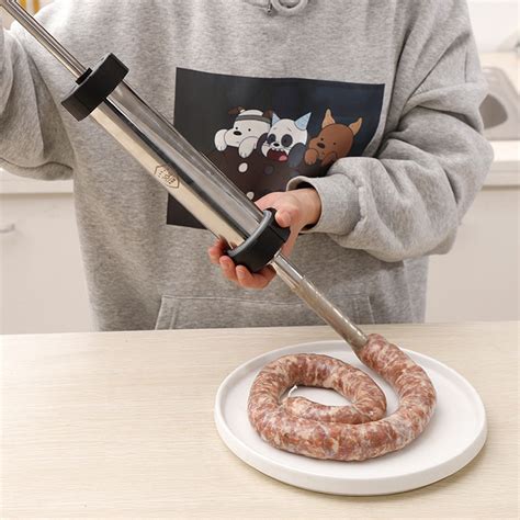 Badu Bg Шприц Пълнеж за месо Кухненски инструменти Ръчна машина за хот дог за колбаси Пълнеж за