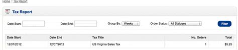 How To View The Tax Report In Opencart 15 Web Hosting Hub