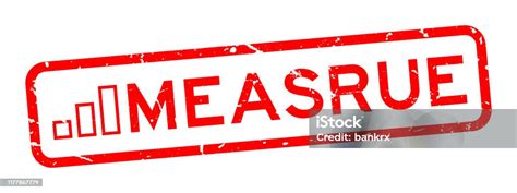 흰색 배경에 그래프 아이콘 단어 사각형 고무 씰 스탬프그런 지 빨간색 측정 고무에 대한 스톡 벡터 아트 및 기타 이미지 고무