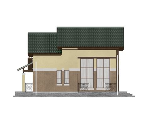 Проект СД 4 Интересный проект двухэтажного дома из СИП панелей 168м2 двухэтажный Канадский дом