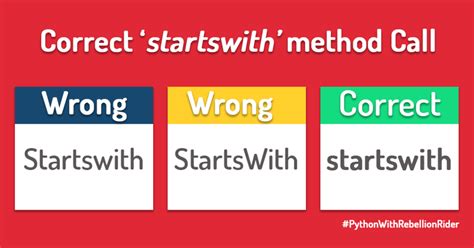 Python String Methods Startswith Rebellionrider