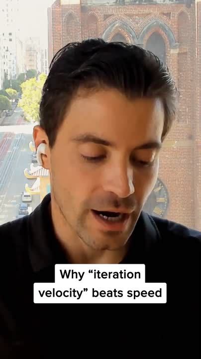 Video Legendary Ventures On Linkedin Why Iteration Velocity Beats Speed