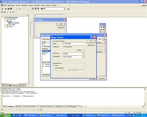 implement a dialog