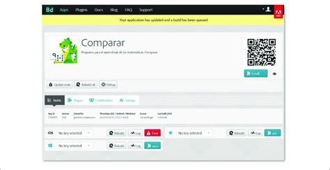 Interface Screenshot For Phonegap Build Download Scientific Diagram