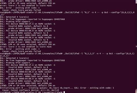 Dpdk Error L3 Forwarding Stack Overflow