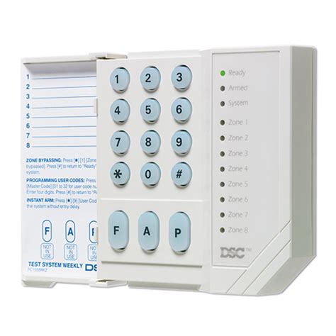 DSC PC1555RKZ PowerSeries 8 Zone LED Keypad