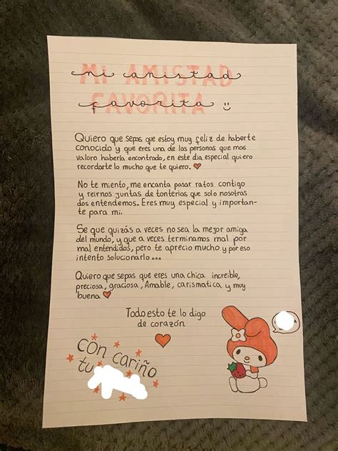 Best Carta Para Tu Mejor Amiga Artofit