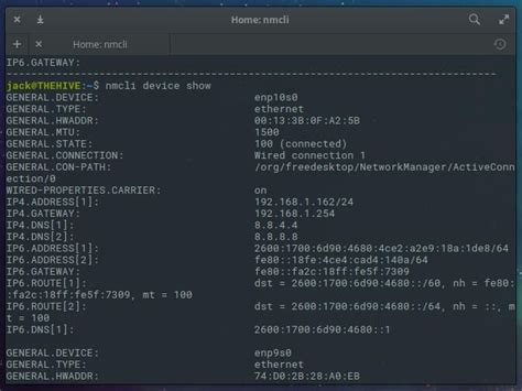 How To Use The Nmcli Command To Gather Network Device Information On Linux Techrepublic