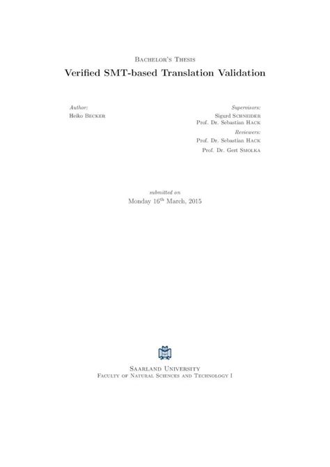 Pdf Bachelors Thesis Veri Ed Smt Based Translation Compilerscsuni