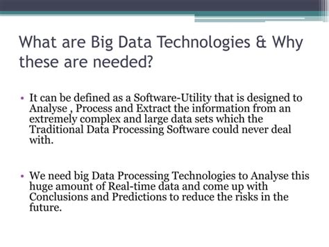 Big Data Open Source Technologies Pptx Databases Computer