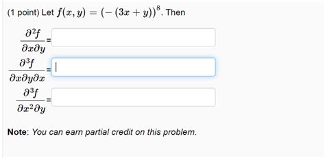 Solved Point Let F X Y X Y Then Xy F Chegg Com