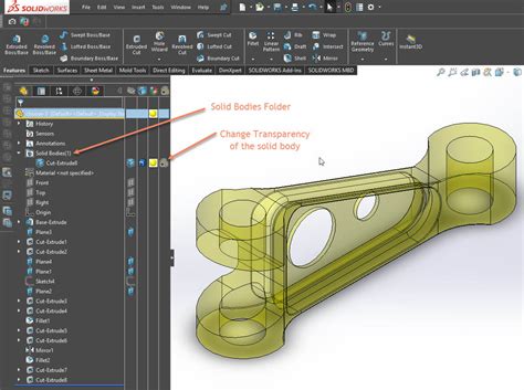 My SOLIDWORKS Transparent Part Will Not Revert Back To Shaded