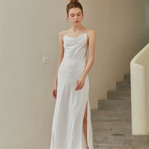 Womens Silk Chemise Nightgown