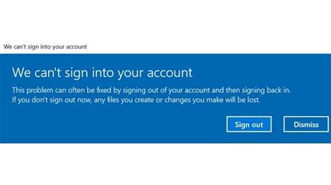 Fix We Cant Sign Into Your Account Windows 10 Error Accounting