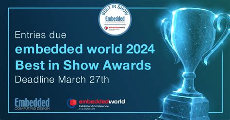 embedded world exhibitionandconference best in show award submissions