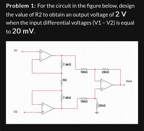 Solved Problem For The Circuit In The Figure Below Chegg