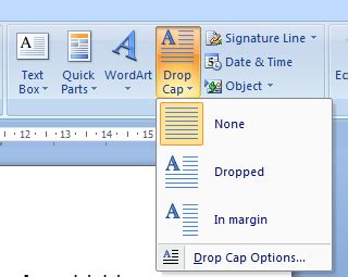 Belajar Jaringan Tik Cara Menggunakan Drop Cap