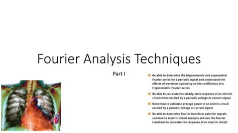 Fourier Analysis Techniques Fourier Series Pptx