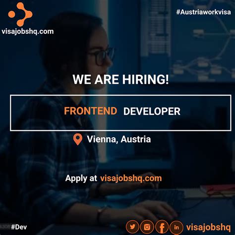 Now Hiring Frontend Developer In Austria Work Visa Sponsorship Is