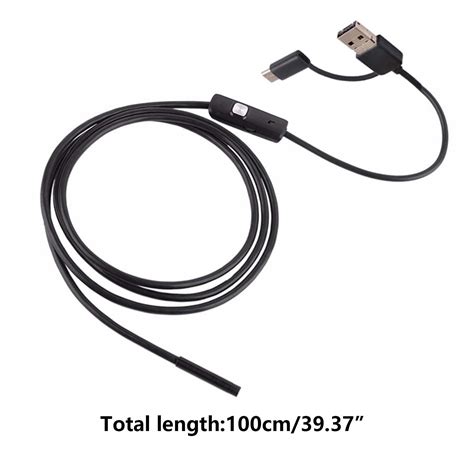 Hodwiequ 3 In 1 Usb Endoscope Type C Borescope 7Mm Inspection Snake Camera Hd Ip67 With 6