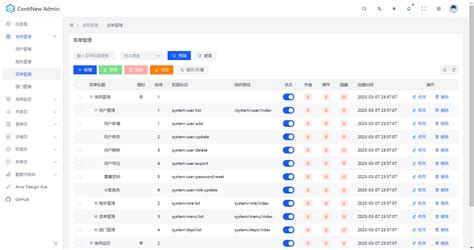 Continew Admin： 孵化中管理脚手架，技术栈：vue3、typescript、arco Design Pro Vue